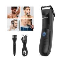 China Men Electric Body Trimmer And Shaver eplaceable Ceramic Blade IPX7 Waterproof Razor for sale