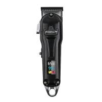 China Stainless Blade Cordless Hair Trimmer Led Display All Metal Usb Rechargeable for sale