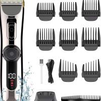 China ABS Men Beard Trimmer Body Groomer Waterproof USB Rechargeable Hair Clippers for sale