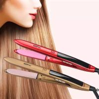 China 2 In 1 PTC Heater Flat Iron Hair Straightener Multi Temperature LCD Display for sale