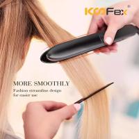 China 2 In 1 PTC Heater Flat Iron Hair Straightener Multi Temperature LCD Display for sale