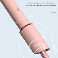 China Travel Size Portable Hair Straightener Small Flat Irons Curling For Short Hair 1 Inch Styling Tools for sale