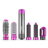 China ABS 6 In 1 Detachable Hair Dryer Styler One Step For Straightening Curling Drying Combing for sale