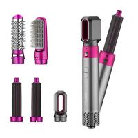 China ABS 6 In 1 Detachable Hair Dryer Styler One Step For Straightening Curling Drying Combing for sale