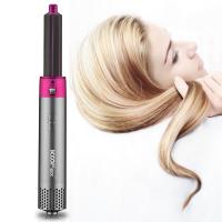 China ABS 6 In 1 Detachable Hair Dryer Styler One Step For Straightening Curling Drying Combing for sale