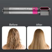 China ABS 6 In 1 Detachable Hair Dryer Styler One Step For Straightening Curling Drying Combing for sale