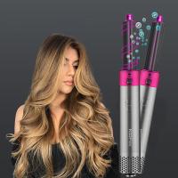 China ABS 6 In 1 Detachable Hair Dryer Styler One Step For Straightening Curling Drying Combing for sale