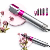 China ABS 6 In 1 Detachable Hair Dryer Styler One Step For Straightening Curling Drying Combing for sale