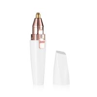 China 2 In 1 Eyebrow Trimmer Facial Hair Removal Rechargeable Razor Tool With LED Light for sale