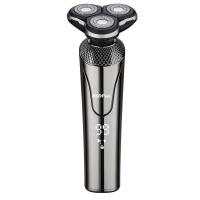 China Cordless Electric Razor For Men Shaving IPX7 Waterproof Wet Dry 4 In 1 Shavers Beard Nose 4D Trimmer for sale