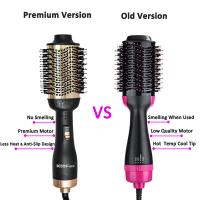 China Ultralight ROHS Multifunctional Hair Dryer Brush Antistatic One Step for sale