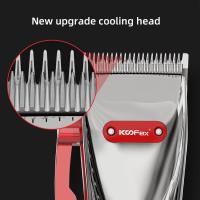 China 15W Cordless Beards Electric Hair Clippers Silver LCD Display For Hotel for sale