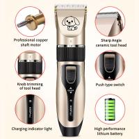 China Dog Pet Grooming Electric Hair Clippers ROHS Ceramic Blade Skinsafe 1200mAH for sale
