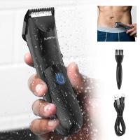 China Skin Safe 5V Waterproof Hair Trimmer For Men'S Body USB Charging ROHS for sale