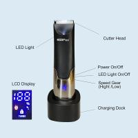 China Cordless IPX7 Waterproof Hair Trimmer Clippers Body Use 110-240V for sale