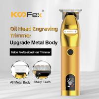 China Barbers USB Rechargeable Hair Trimmer , Multifunction Portable Male Body Groomer for sale