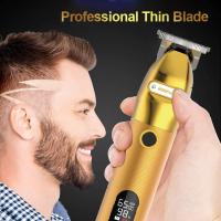 China Barbers USB Rechargeable Hair Trimmer , Multifunction Portable Male Body Groomer for sale