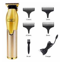 China Waterproof T Blade Cordless Hair Trimmer Rechargeable Zero Gapped 50-60Hz for sale