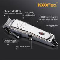 China Automatic Rechargeable Electric Hair Trimmer , FCC 5W Mens Electric Hair Shavers for sale