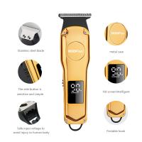 China LCD Display Cordless Grooming Clippers , Antirust Zero Gap Hair Clippers for sale