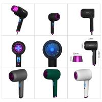 China 1300W Negative Ions Household Hair Dryer LCD Display Frizz Proof for sale