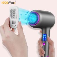 China 1300W Negative Ions Household Hair Dryer LCD Display Frizz Proof for sale
