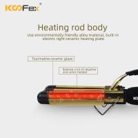 China Electric Ceramic 3 Barrel Wave Wand Iron LCD Display Multi Scene for sale