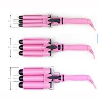China Household Multipurpose 3 Barrel Curling Iron , Anti Frizz Triple Barrel Hair Waver for sale