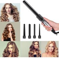 China Interchangeable 6 In 1 Electric Hair Curler Set Ceramic Barrel LED Display for sale