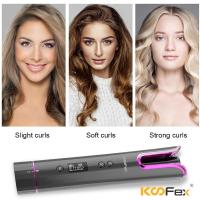 China Portable Ceramic Wireless Hair Curler Automatic Multi Scene 110-220V for sale