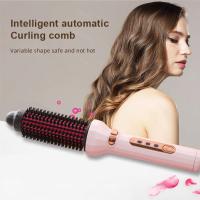 China Anti Scald Electric Heated Hair Brush Curler Lightweight Multifunctional for sale