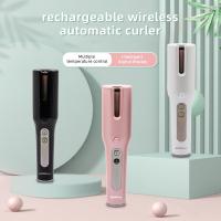 China ultralight Cordless Auto Rotating Ceramic Hair Curler Practical Anti Scalding for sale