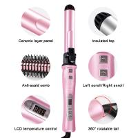 China Ceramic Coating Electric Hair Curler Moisture Lock Frizz Proof 50/60Hz Multiscene for sale