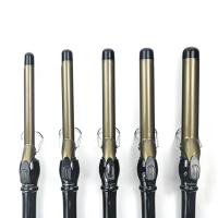 China Anti Frizz Ceramic Hair Curling Wand , 60-120W Dual Voltage Curling Iron for sale