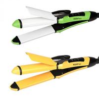 China Tourmaline Ceramic Electric Hair Curler 2 In 1 Dual Voltage 110-220V Ultralight for sale