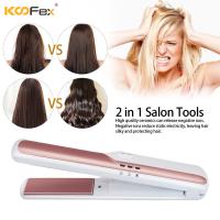 China 2In1 Travel Mini Cordless Hair Straightener Portable USB Rechargeable Ultralight for sale