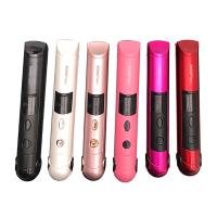 China Frizzproof Ceramic Flat Iron Hair Straightener , Hotel 25W Straightener Curler 2 In 1 for sale