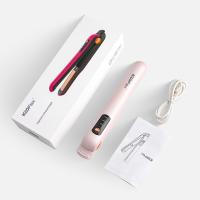 China USB Rechargeable CE Mini Cordless Hair Straightener 4000mAh Anti Scalding 2 In 1 for sale