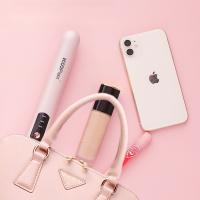 China USB Rechargeable CE Mini Cordless Hair Straightener 4000mAh Anti Scalding 2 In 1 for sale