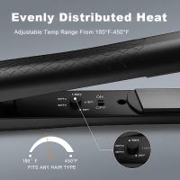 China Tourmaline Coated Flat Iron Hair Straightener 2 In 1 Adjustable Temp Practical for sale