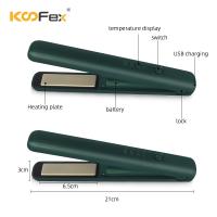 China Flat Iron Ceramic Plate Hair Straightener , 50/60Hz Curling Iron Hair Straightener for sale