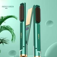 China Multipurpose Practical 3 In 1 Straightener Curler Brush 30s Fast Heating for sale