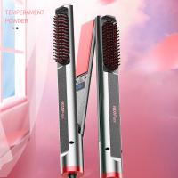 China Multipurpose Practical 3 In 1 Straightener Curler Brush 30s Fast Heating for sale