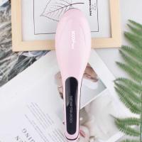 China Massage Hair Straightener Styling Brush , 80-230℃ Hair Electric Comb Brush for sale