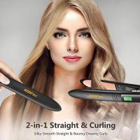 China KooFex Ceramic Coated Hair Straightener , 230 Degree Battery Operated Straightener for sale