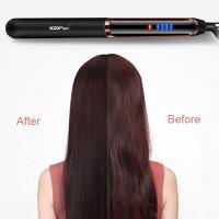 China Ceramic Coated Plates Flat Iron Hair Straightener Electric Adjustable Temperature for sale