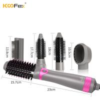 China 50/60Hz Negative Ion Straightening Comb , 5In1 One Step Hair Straightener Brush for sale