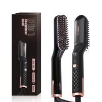 China Multifunctional Beard Straightener Comb Brush Electric Frizz Proof for sale