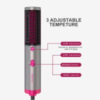 China Anti Frizz 2 In 1 Multifunctional Hair Dryer Brush PTC Fast Heating Negative Ions for sale
