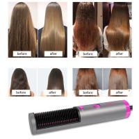 China Anti Frizz 2 In 1 Multifunctional Hair Dryer Brush PTC Fast Heating Negative Ions for sale